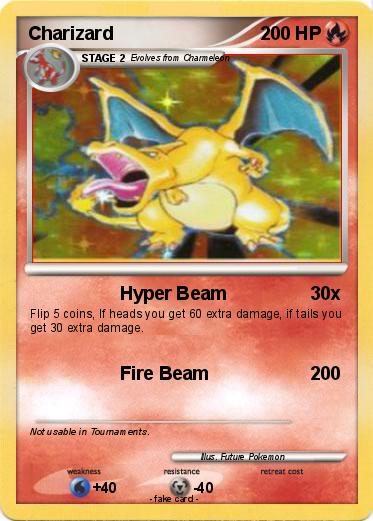 Pokémon Charizard 6190 6190 - Hyper Beam - My Pokemon Card