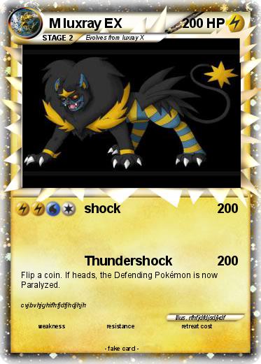 Pokémon M luxray EX 11 11 - shock - My Pokemon Card