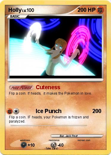 Pokémon Holly 95 95 - Cuteness - My Pokemon Card