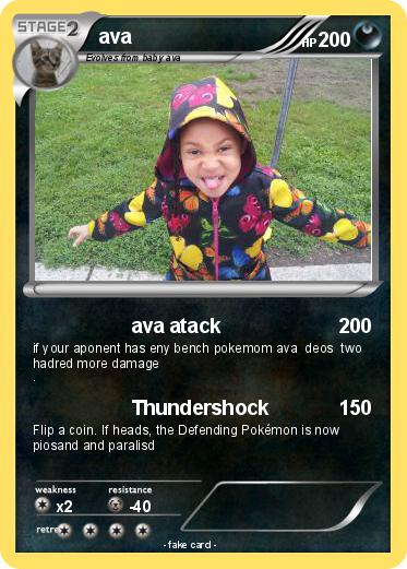 Pokémon ava 54 54 - ava atack - My Pokemon Card