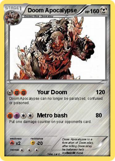 Pokémon Doom Apocalypse - Your Doom - My Pokemon Card