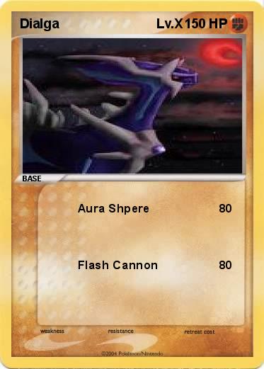 Pokémon Dialga Lv X 37 37 - Aura Shpere - My Pokemon Card