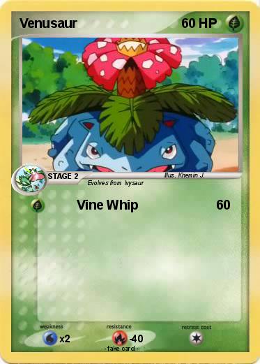 Pokémon Venusaur 767 767 - Vine Whip - My Pokemon Card