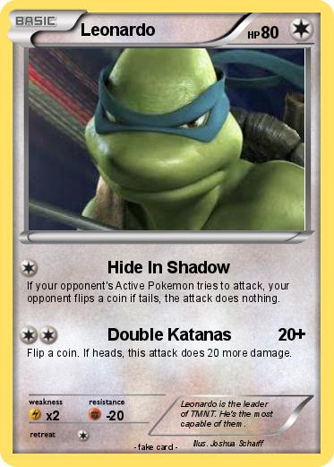 Pokémon Leonardo 176 176 - Hide In Shadow - My Pokemon Card