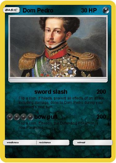 Pokémon Dom Pedro - sword slash - My Pokemon Card