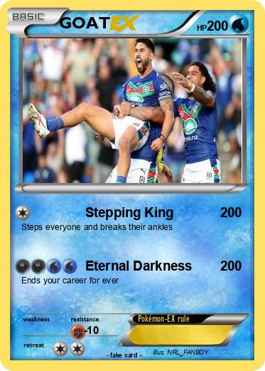 Pokémon GOAT 297 297 - Stepping King - My Pokemon Card