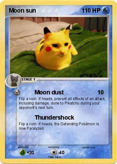 Pokémon Moon sun 1 1 - Moon dust - My Pokemon Card
