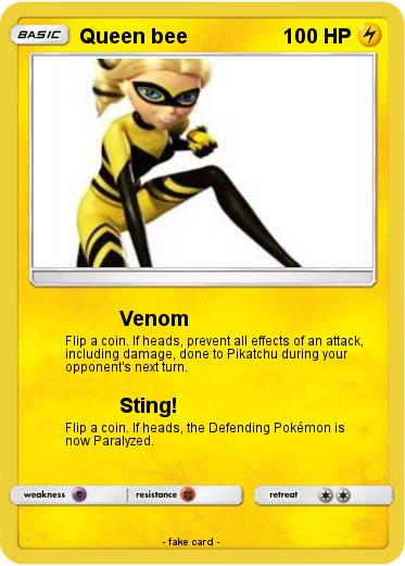 Pokémon Queen bee 21 21 - Venom - My Pokemon Card