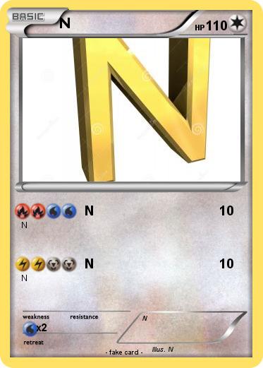 Pokémon 1 134592 134592 - N - My Pokemon Card