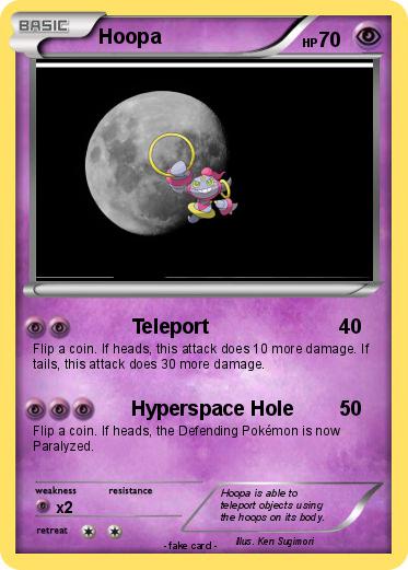 Pokémon Hoopa 171 171 - Teleport - My Pokemon Card