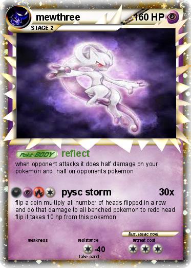 Pokémon mewthree 1106 1106 - reflect - My Pokemon Card