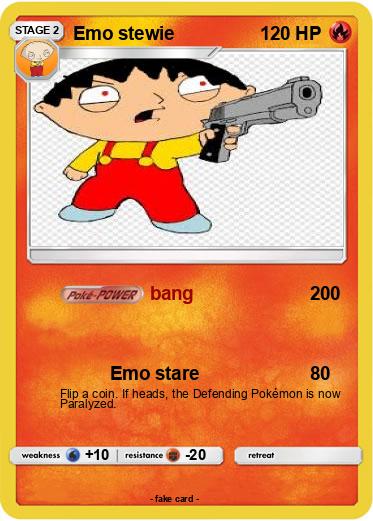 Pokémon Emo stewie 1 1 - bang - My Pokemon Card