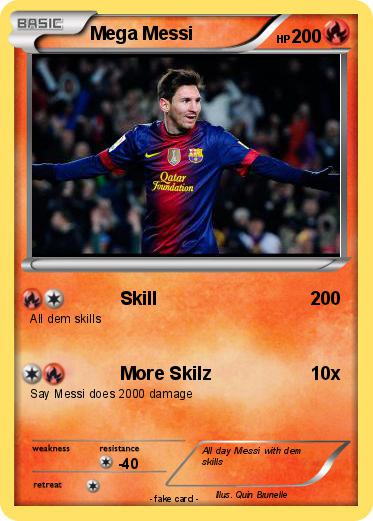 Pokémon Mega Messi 11 11 - Skill - My Pokemon Card