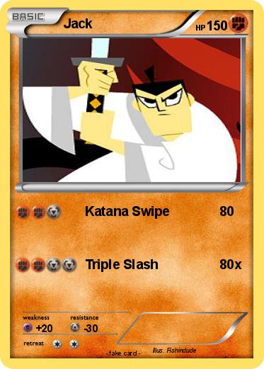 Pokémon Jack 1988 1988 - Katana Swipe - My Pokemon Card