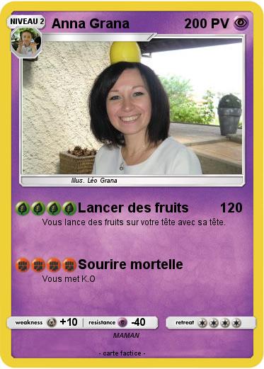 Pokémon Anna Grana - Lancer des fruits - Ma carte Pokémon