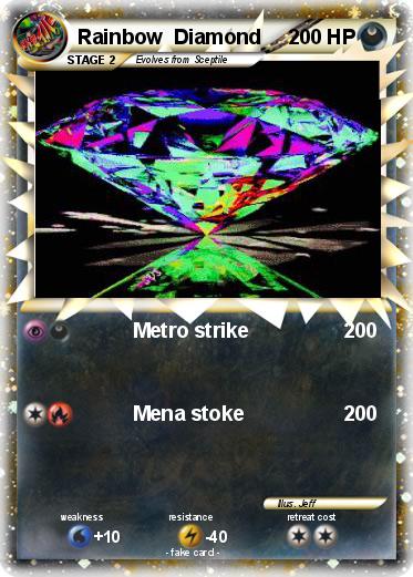 Pokémon Rainbow Diamond 1 1 - Metro strike - My Pokemon Card