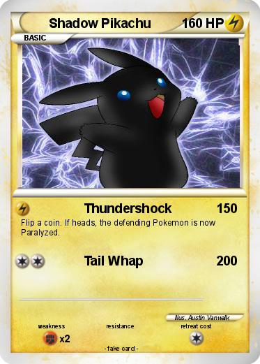 Pokémon Shadow Pikachu 847 847 - Thundershock - My Pokemon Card