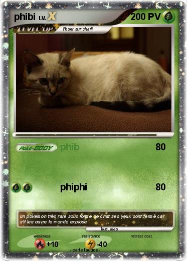 Pokémon phibi - phib - Ma carte Pokémon