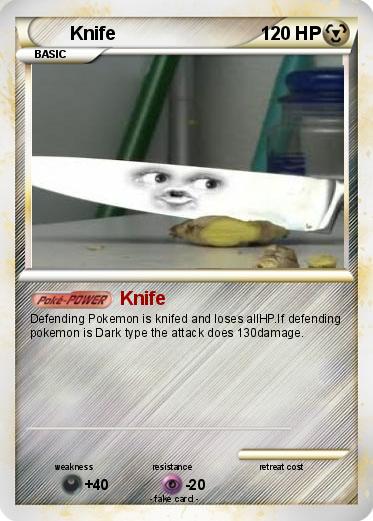 Pokémon Knife 75 75 - Knife - My Pokemon Card