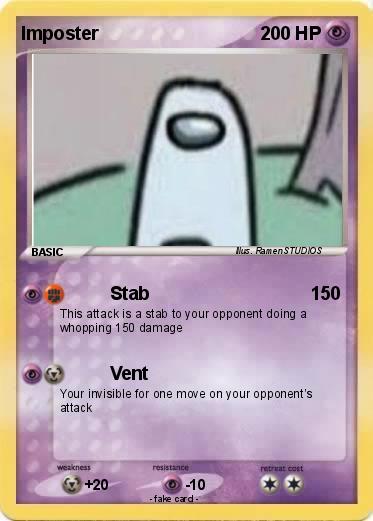 Pokémon Imposter 206 206 - Stab - My Pokemon Card
