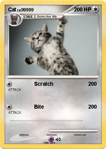 Pokémon Cat 2921 2921 - Scratch - My Pokemon Card