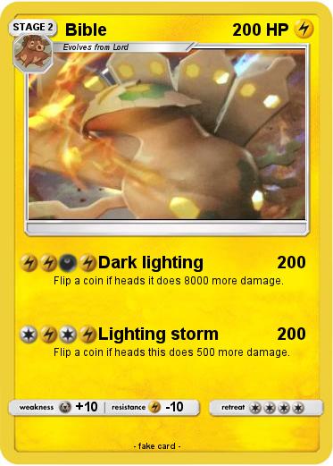 Pokémon Bible 11 11 - Dark lighting - My Pokemon Card