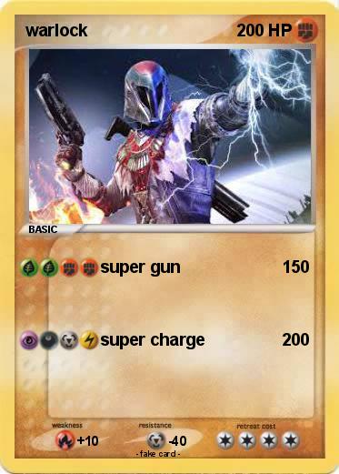 Pokémon warlock 43 43 - super gun - My Pokemon Card