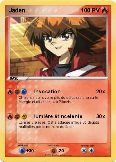 Pokémon Jaden - Invocation - Ma carte Pokémon