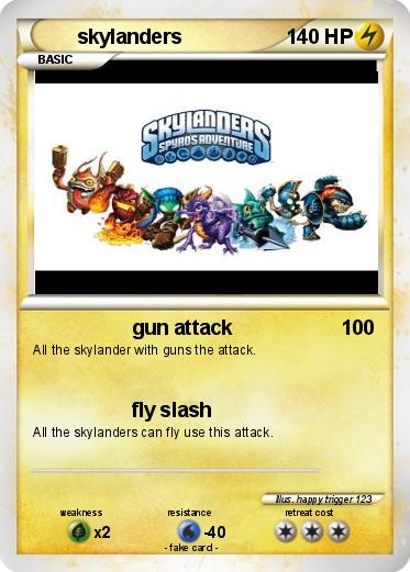 Pokémon skylanders 47 47 - gun attack - My Pokemon Card