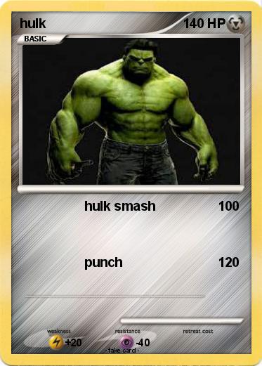 Pokémon hulk 956 956 - hulk smash - My Pokemon Card