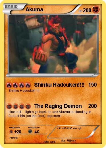Pokémon Akuma 49 49 - Shinku Hadouken!!!! - My Pokemon Card
