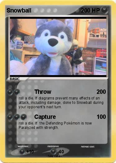 Pokémon Snowball 146 146 - Throw - My Pokemon Card