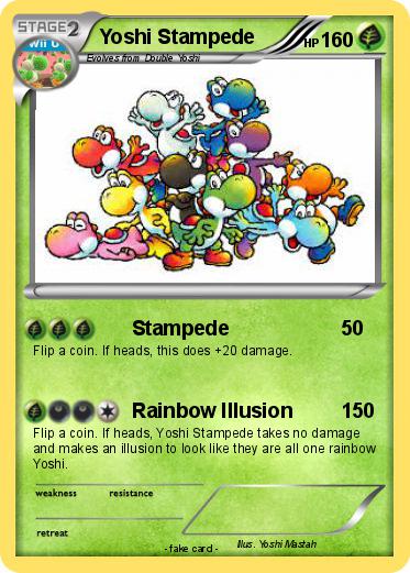 Pokémon Yoshi Stampede - Stampede - My Pokemon Card