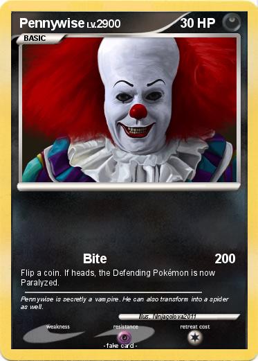 Pokémon Pennywise 40 40 - Bite - My Pokemon Card