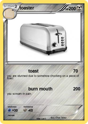 Pokémon toaster 104 104 - toast - My Pokemon Card