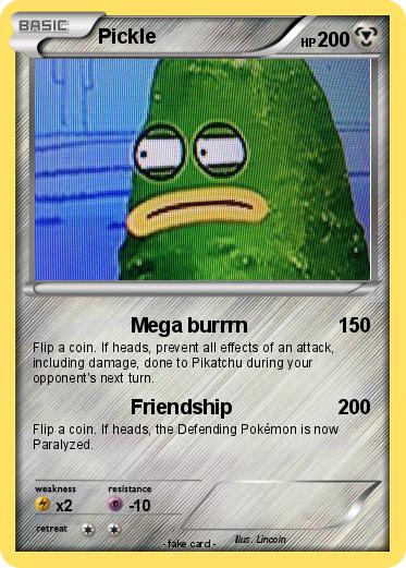 Pokémon Pickle 155 155 - Mega burrrn - My Pokemon Card