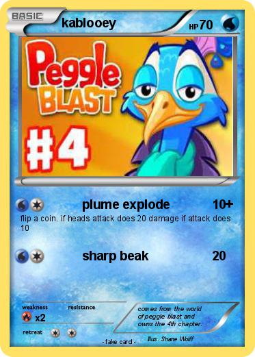 Pokémon kablooey 1 1 - plume explode - My Pokemon Card