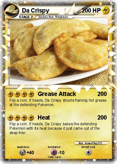 Pokémon Da Crispy - Grease Attack - My Pokemon Card