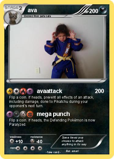 Pokémon ava 77 77 - avaattack - My Pokemon Card