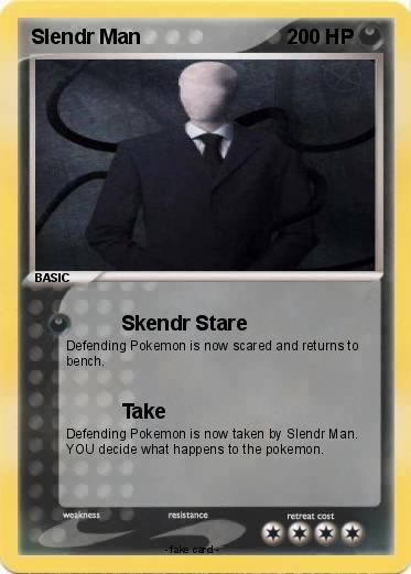 Pokémon Slendr Man - Skendr Stare - My Pokemon Card