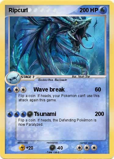 Pokémon Ripcurl 2 2 - Wave break - My Pokemon Card