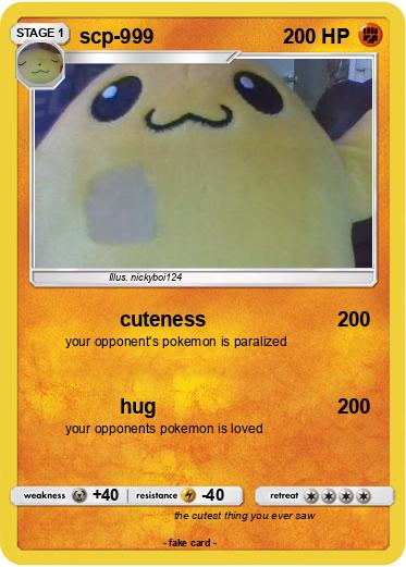 Pokémon scp 999 93 93 - cuteness - My Pokemon Card