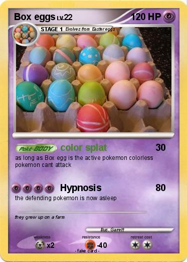 Pokémon Box eggs - color splat - My Pokemon Card