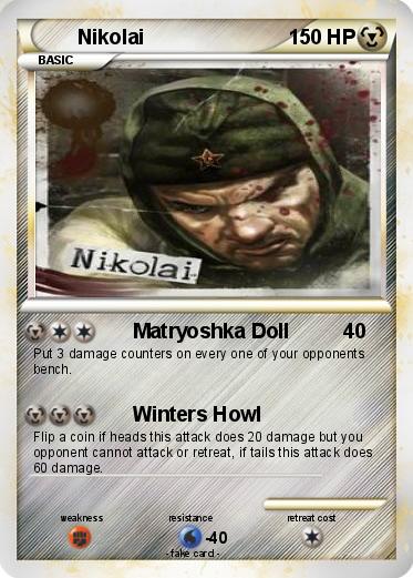 Pokémon Nikolai 12 12 - Matryoshka Doll - My Pokemon Card