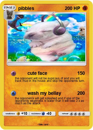 Pokémon pibbles - cute face - My Pokemon Card