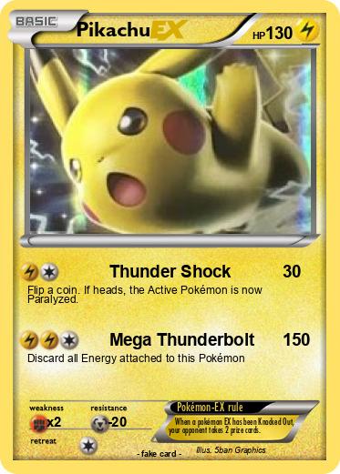 Pokémon Pikachu 23333 23333 - Thunder Shock - My Pokemon Card