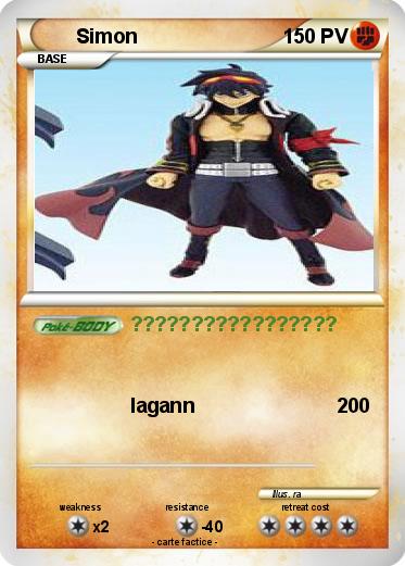 Pokémon Simon 281 281 - ????????????????? - Ma carte Pokémon