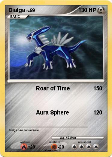 Pokémon Dialga 7458 7458 - Roar of Time - My Pokemon Card