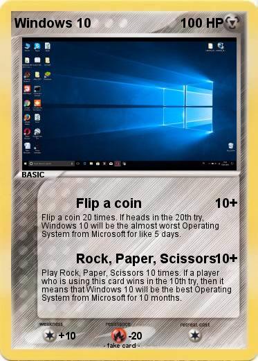 Pokémon Windows 10 23 23 - Flip a coin - My Pokemon Card