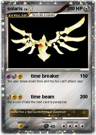 Pokémon solaris 21 21 - time breaker - My Pokemon Card